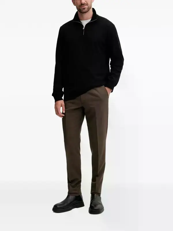 LINDBERGH Half-zip Turtleneck Sweater