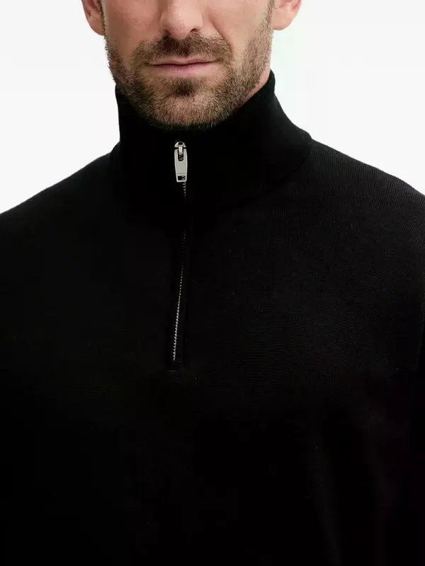 LINDBERGH Half-zip Turtleneck Sweater