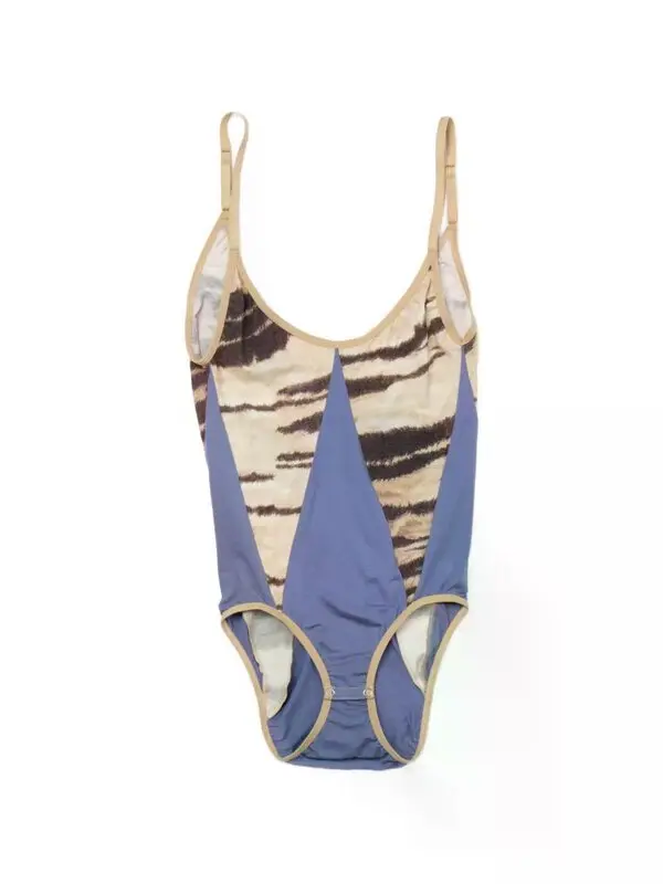 BASERANGE Tiger-print Net Body