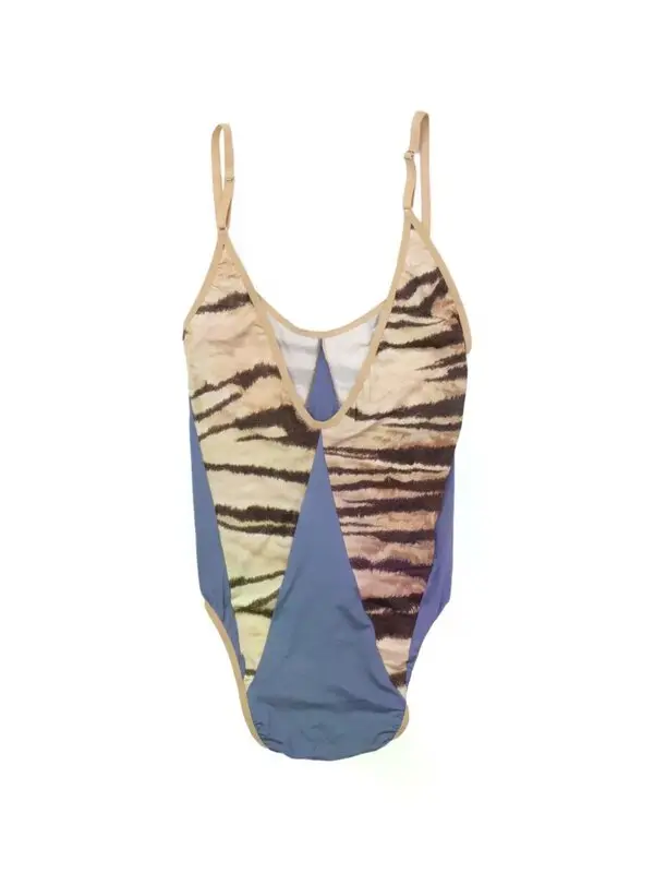 BASERANGE Tiger-print Net Body