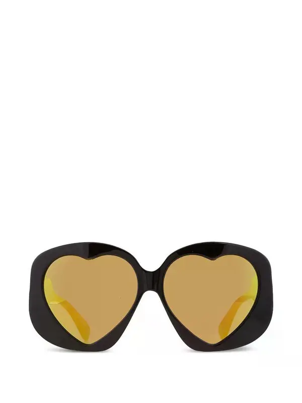 Moschino Heart-shaped Sunglasses - Black