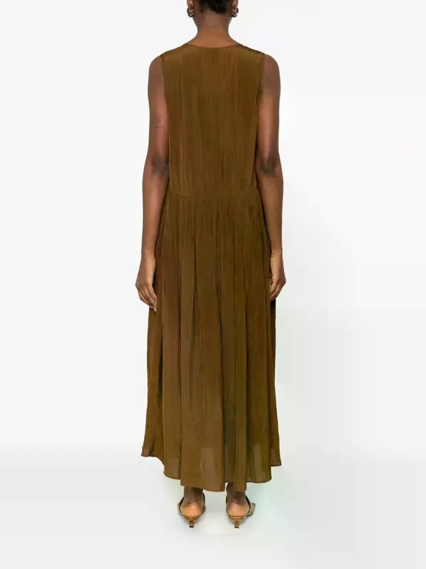 UMA WANG Ardal Pleated Maxi Dress