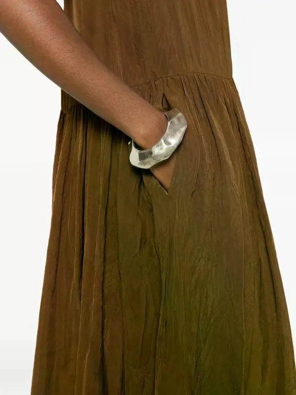 UMA WANG Ardal Pleated Maxi Dress