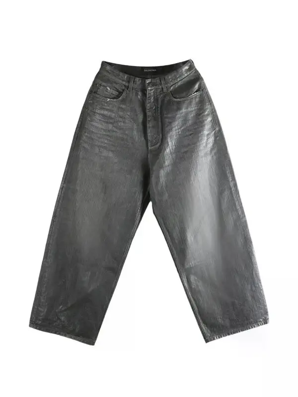 Balenciaga Button-fastening Pocket Trousers - Grey