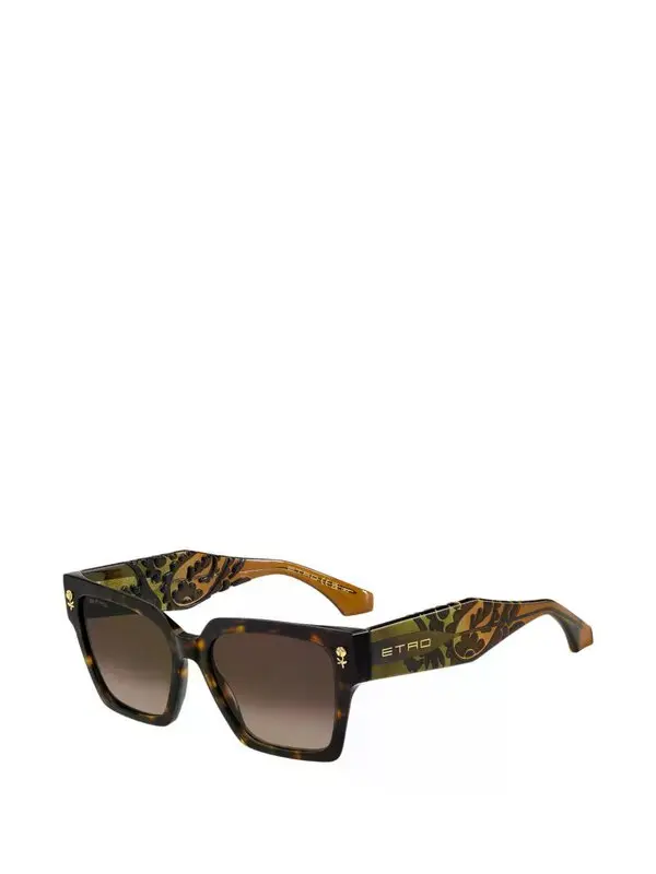 Etro Square-frame Sunglasses - Brown