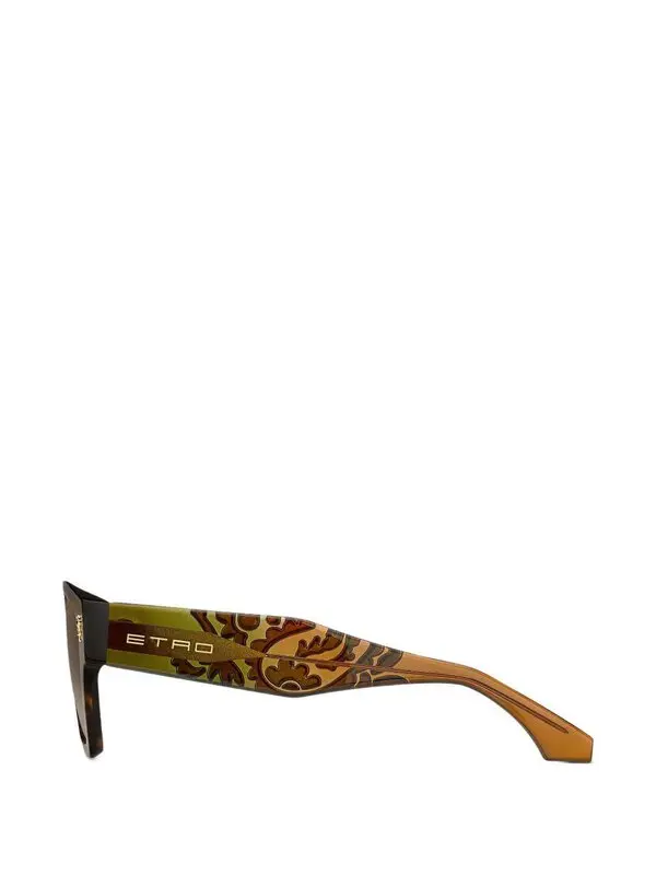 Etro Square-frame Sunglasses - Brown