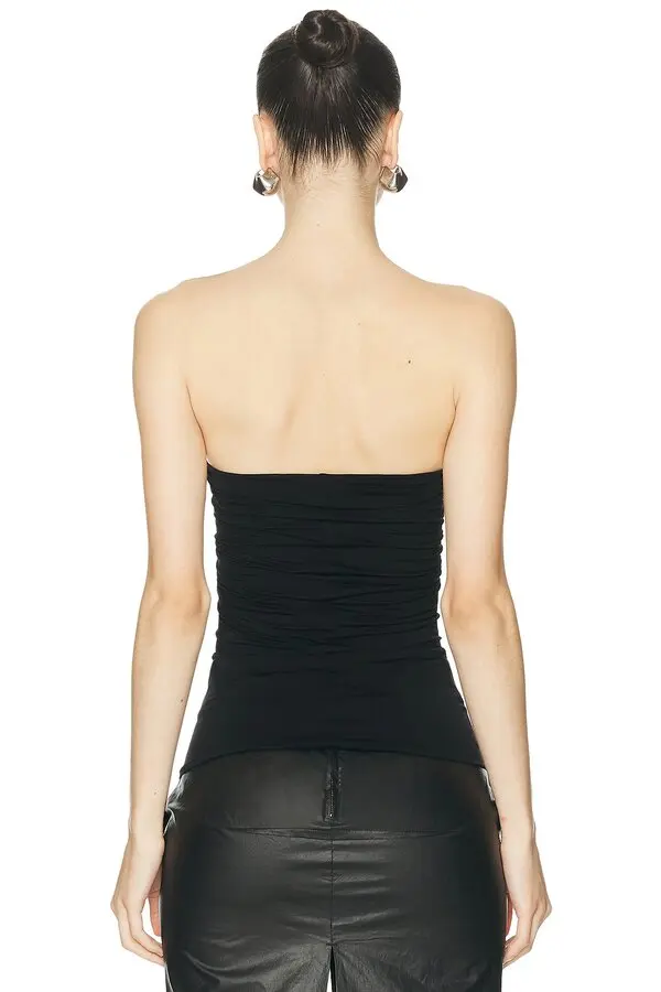 Rick Owens Alannah Prong Bustier Top - Black