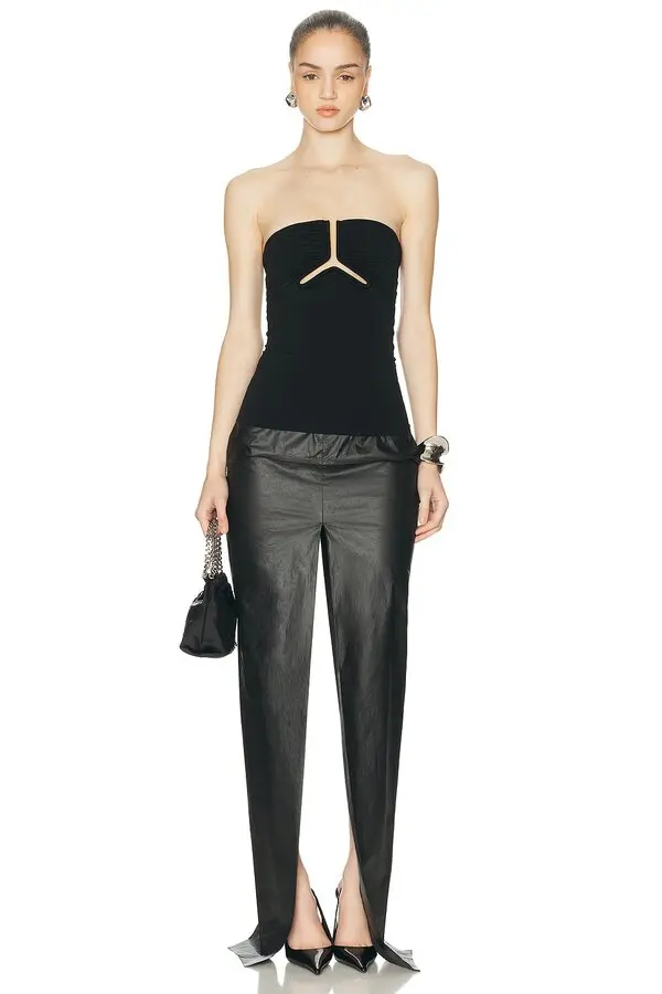 Rick Owens Alannah Prong Bustier Top - Black