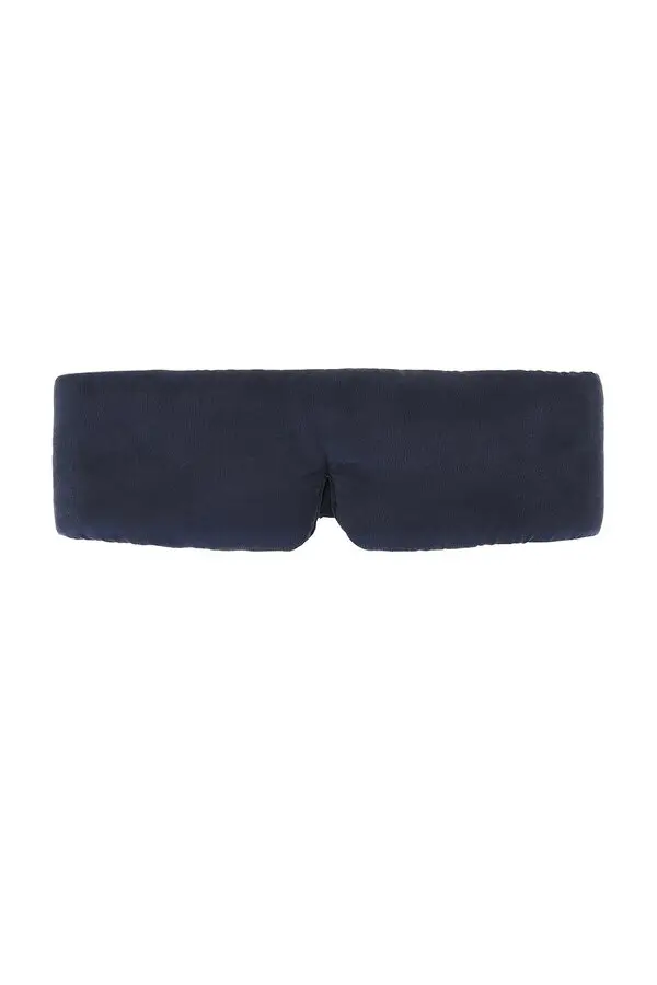 Lunya Washable Silk Sleep Mask In Navy - Deep Blue