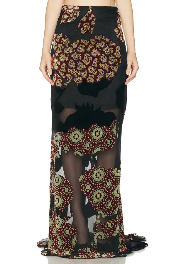 Dries Van Noten Salvix Skirt