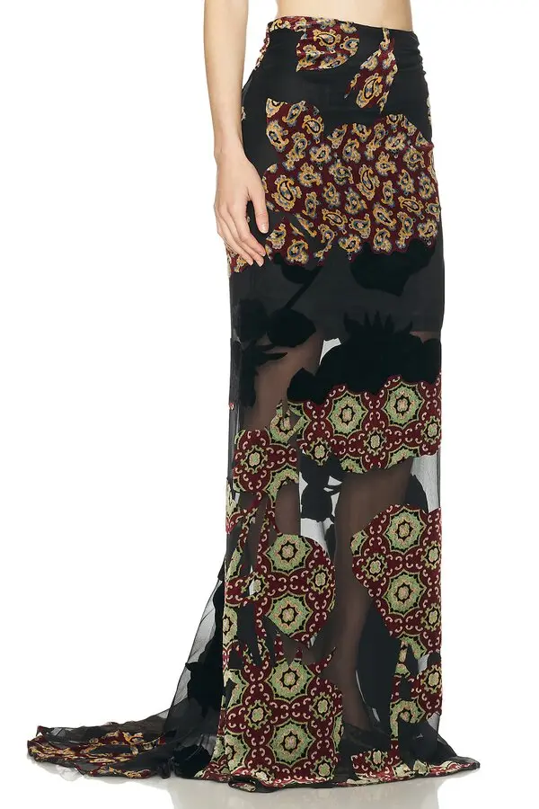 Dries Van Noten Salvix Skirt