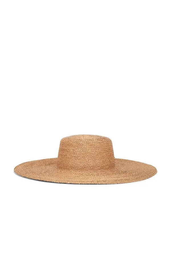 Helen Kaminski Nathalia Raffia Braid Hat - Nougat
