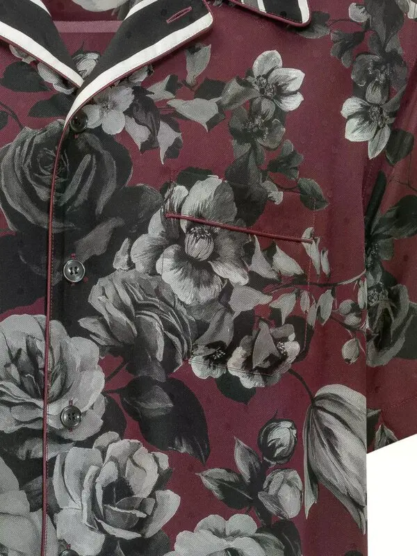 Dolce & Gabbana Floral Shirt - Red