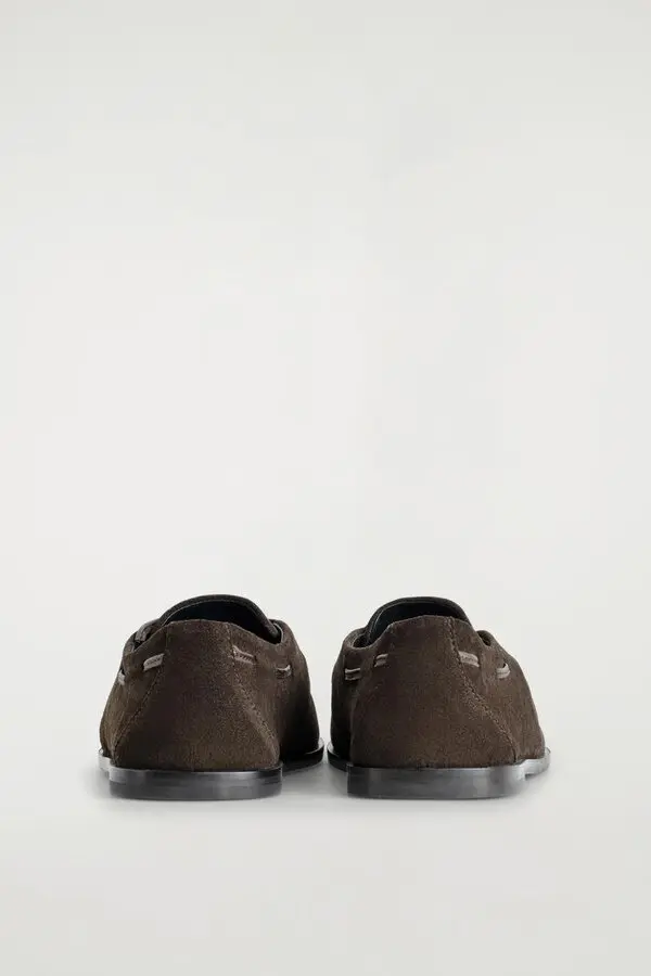 Cos Suede Deck Shoes - Brown