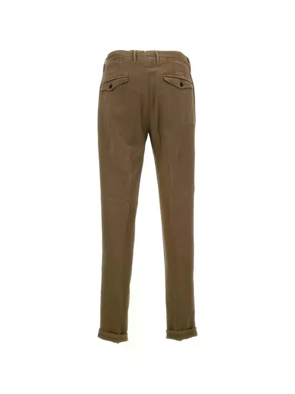 Incotex Button Trousers - Brown