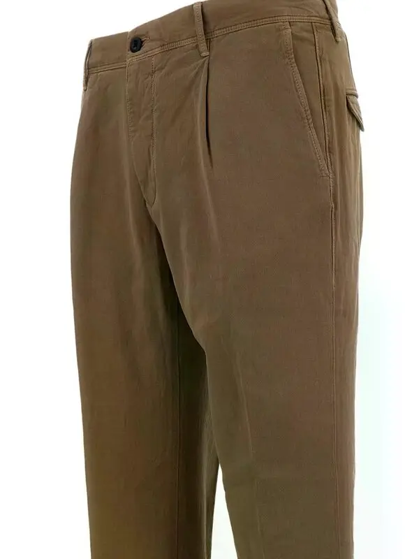 Incotex Button Trousers - Brown