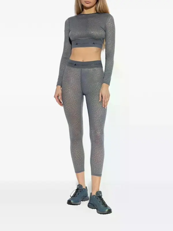 Adidas By Stella McCartney Printed Waistband Leggings