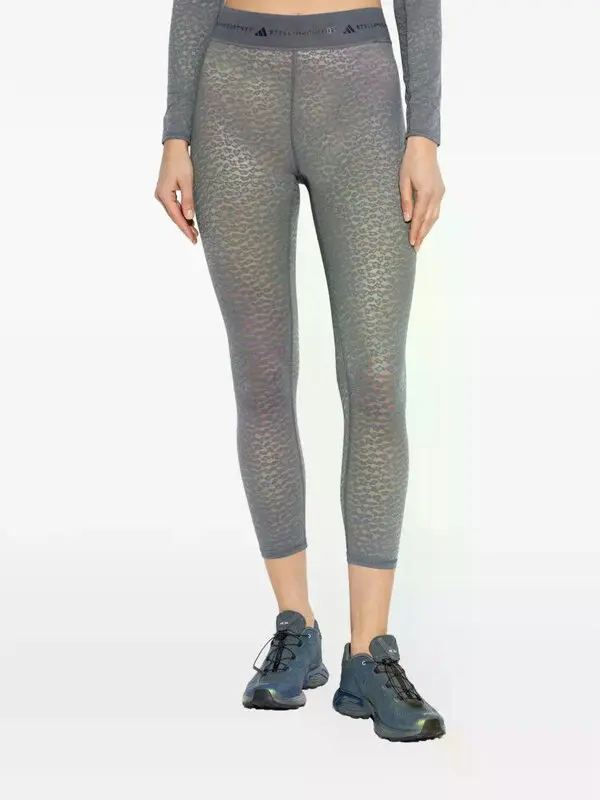 Adidas By Stella McCartney Printed Waistband Leggings