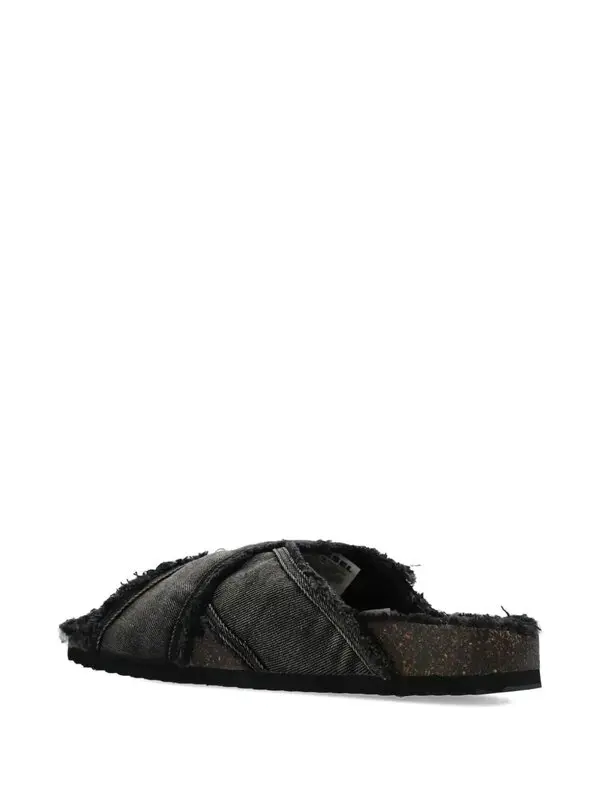 DIESEL® Frayed Crossover Sneakers - Grey
