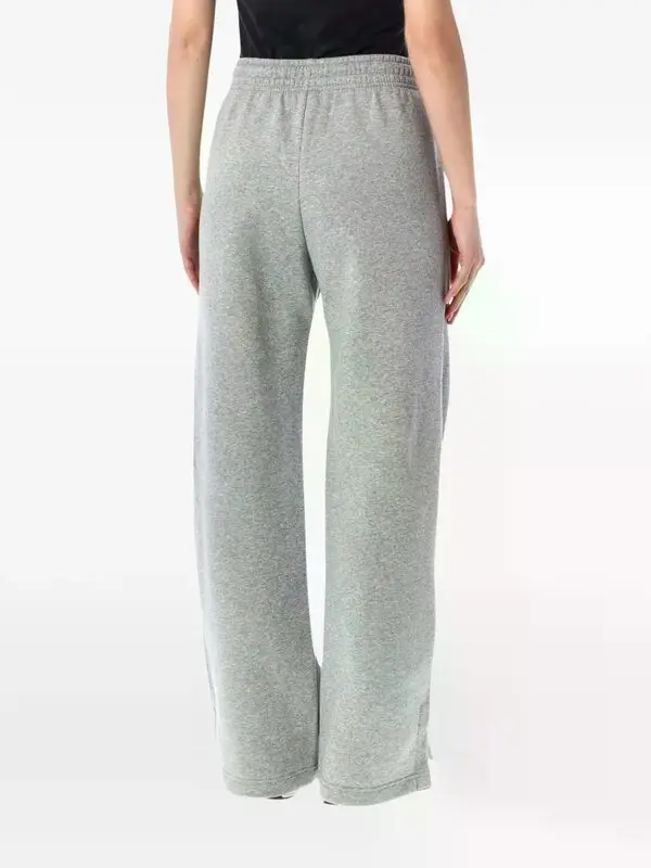Nike Logo-detail Wide-leg-fit Track Pants - Grey