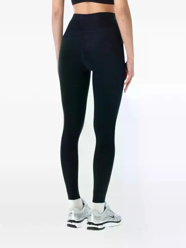 Nike Logo-detail Leggings - Black