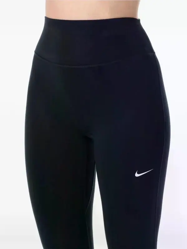 Nike Logo-detail Leggings - Black