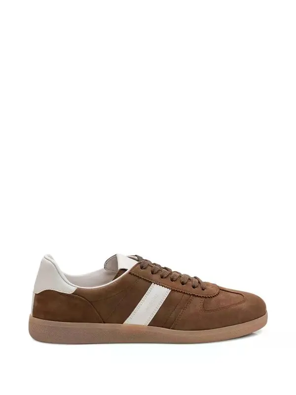 TOM FORD Stripe Nubuck Terence Sneakers - Brown