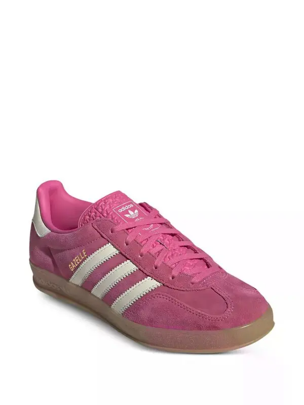Adidas Gazelle Logo-print Sneakers - Pink