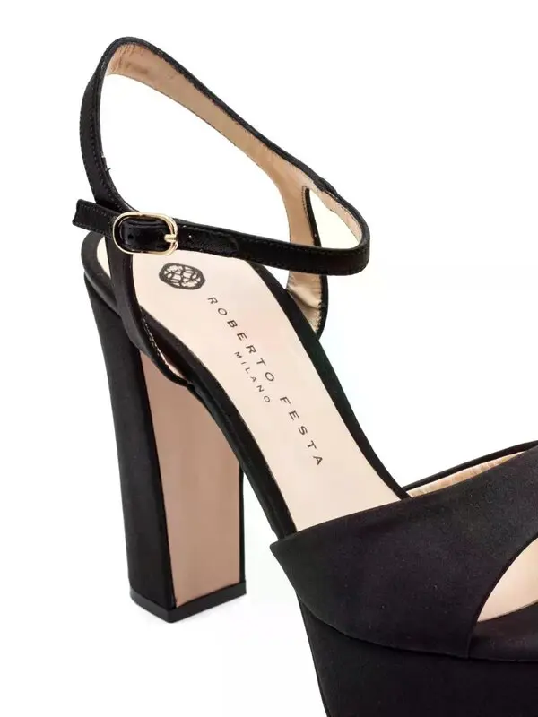 Roberto Festa Addis Platform Sandals - Black