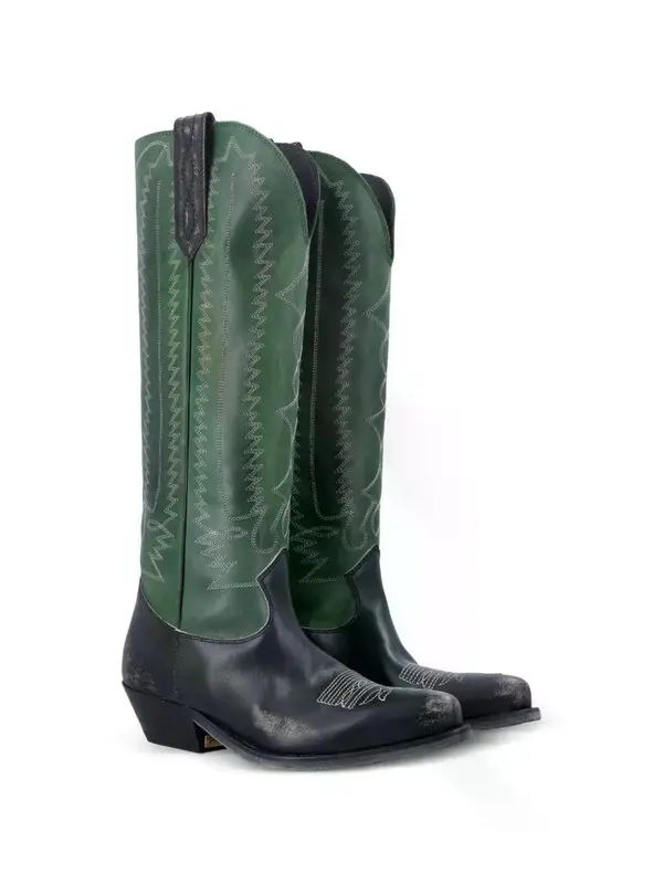GOLDEN GOOSE Wish Star Leather Boots