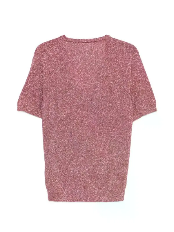 CIRCUS HOTEL V-neck T-shirt - Pink