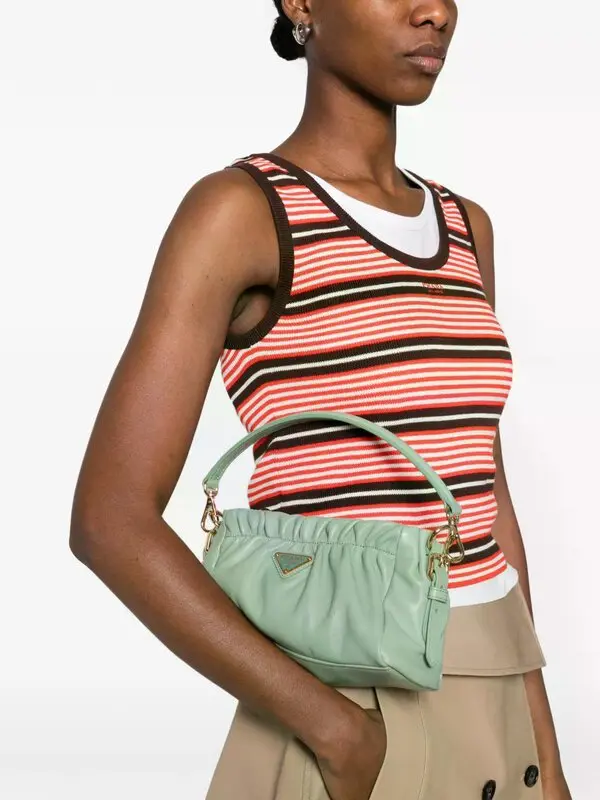 Prada Triangle-logo Tote Bag