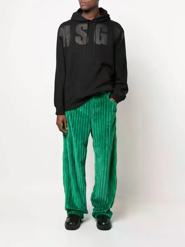 MSGM Appliqué Logo Hoodie