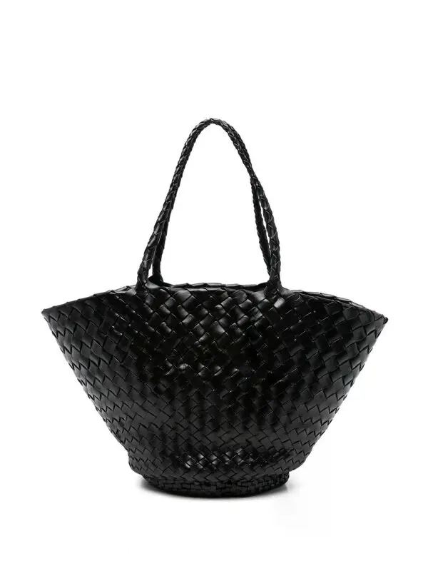 Dragon Diffusion Egola Woven Braided Shoulder Bag - Black