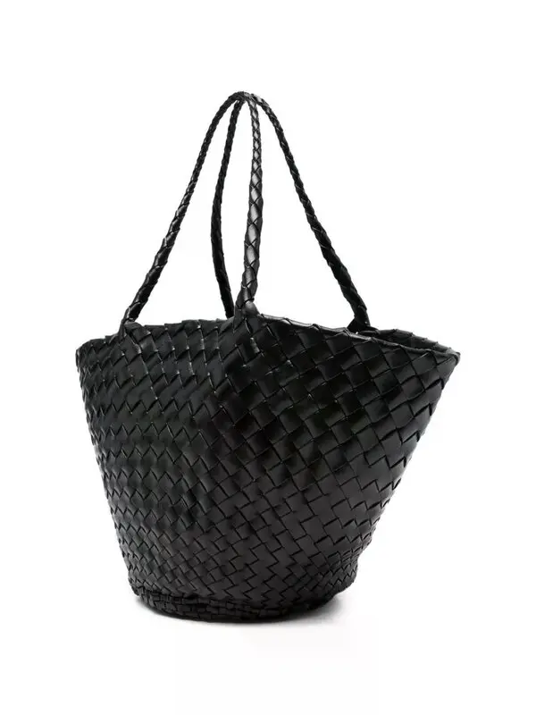 Dragon Diffusion Egola Woven Braided Shoulder Bag - Black