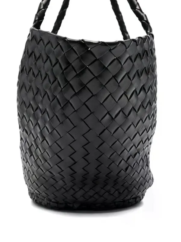 Dragon Diffusion Egola Woven Braided Shoulder Bag - Black