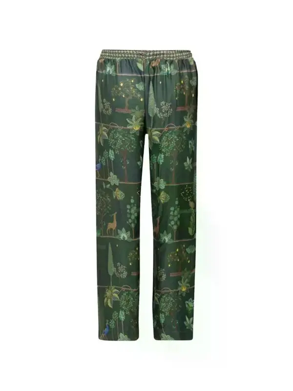 PIP STUDIO Floral Print Drawstring Trousers