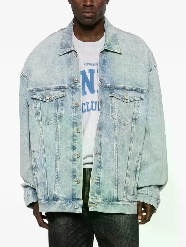 Balenciaga Logo-denim Denim Jacket
