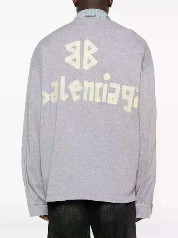 Balenciaga Logo-denim Denim Jacket