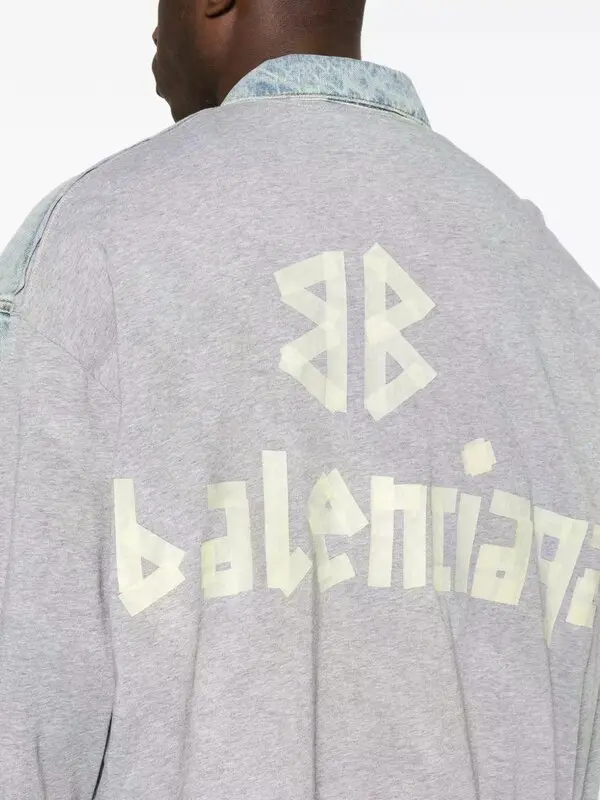 Balenciaga Logo-denim Denim Jacket
