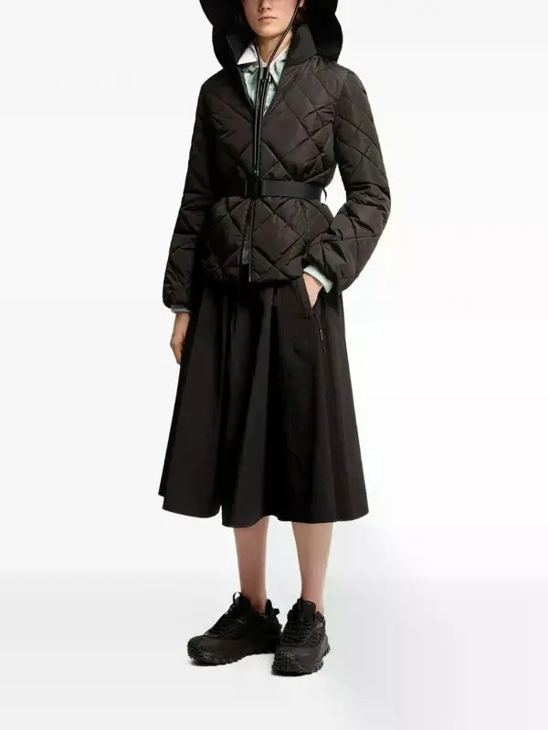 Moncler Diamond-quilted Jacket - Black