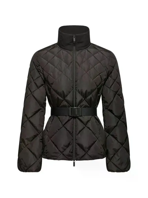 Moncler Diamond-quilted Jacket - Black