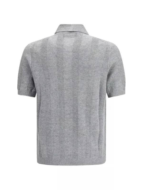 Brunello Cucinelli Ribbed Polo Shirt