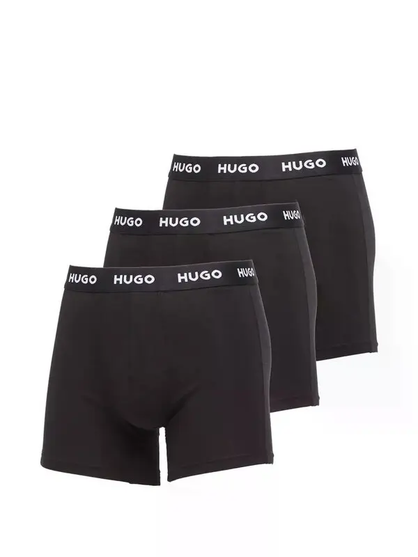 Hugo Logo-waistband Boxers - Black