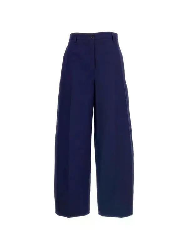 Alberto Biani Wide-leg Trousers With Belt
