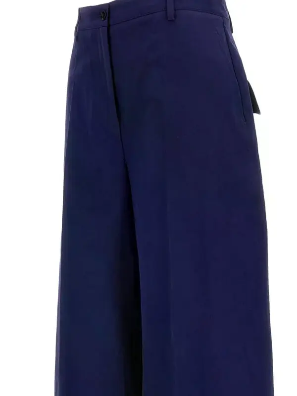 Alberto Biani Wide-leg Trousers With Belt