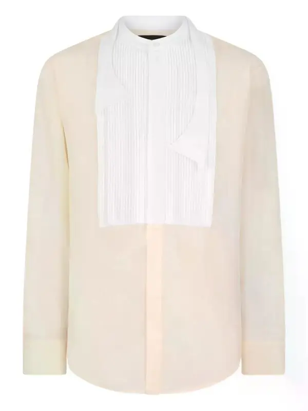 Dsquared2 Dropped Shoulder Bowtie Silk Shirt
