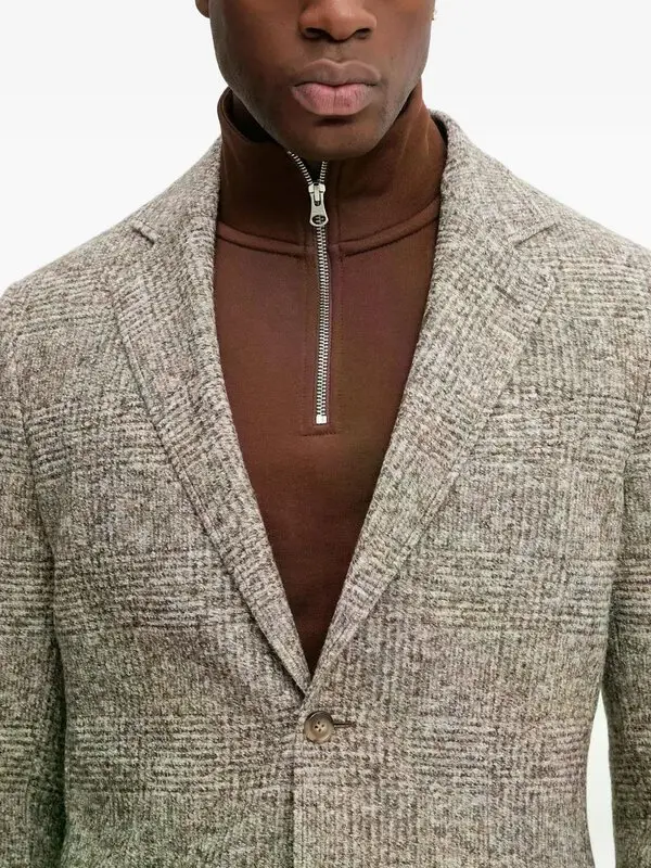 Gant Checked Single-breasted Blazer