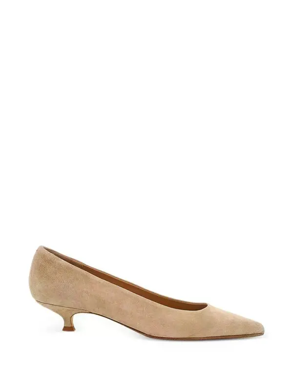 AeydĒ Pointed-toe Kitten Heel Pumps