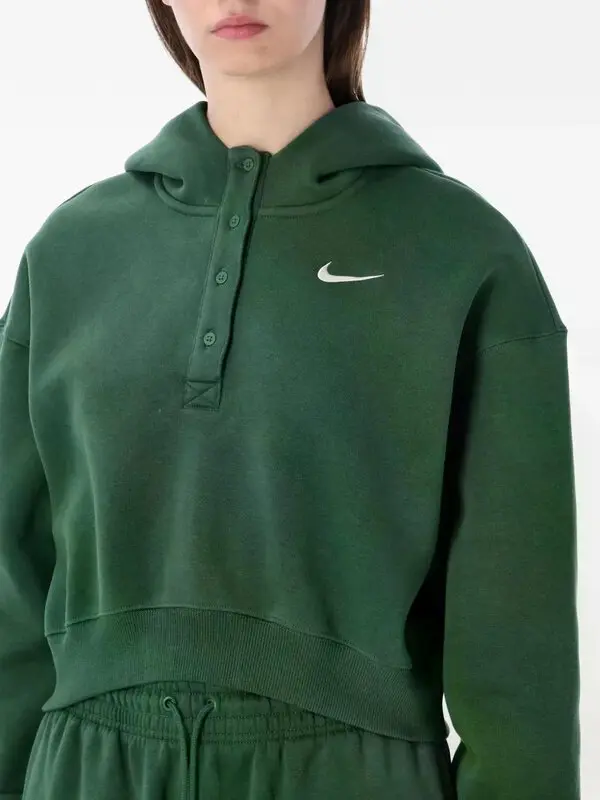 Nike Half-button Hoodie - Green